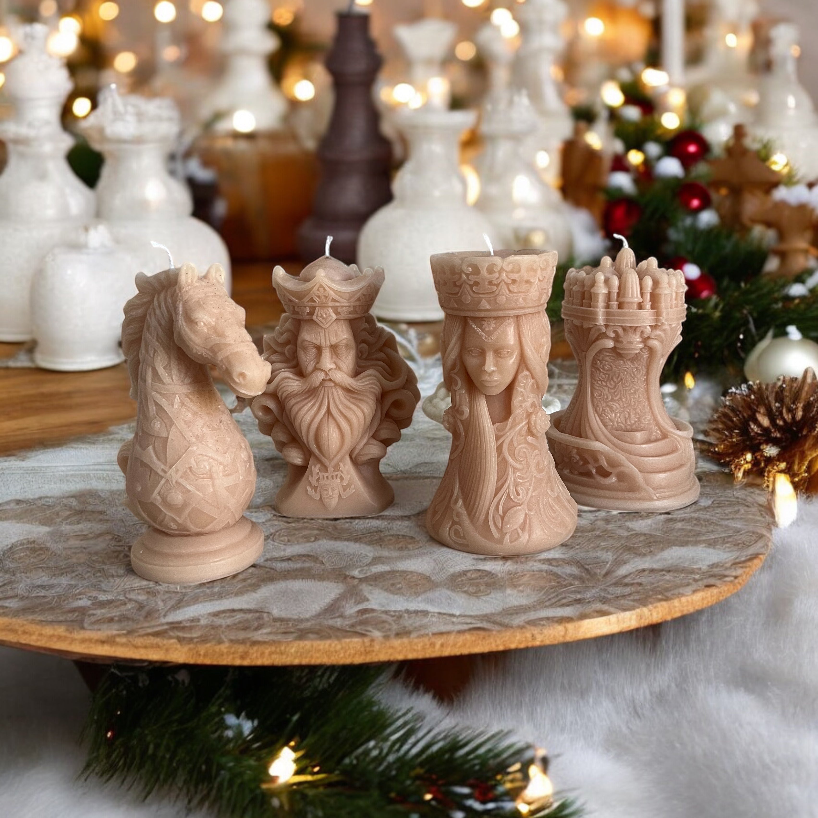 Large Chess Pieces – Ymar Candles